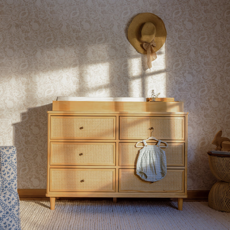 Namesake Marin With Cane 6 Drawer Dresser Reviews Wayfair namesake-marin-with-cane-6-drawer-dresser-reviews-wayfair